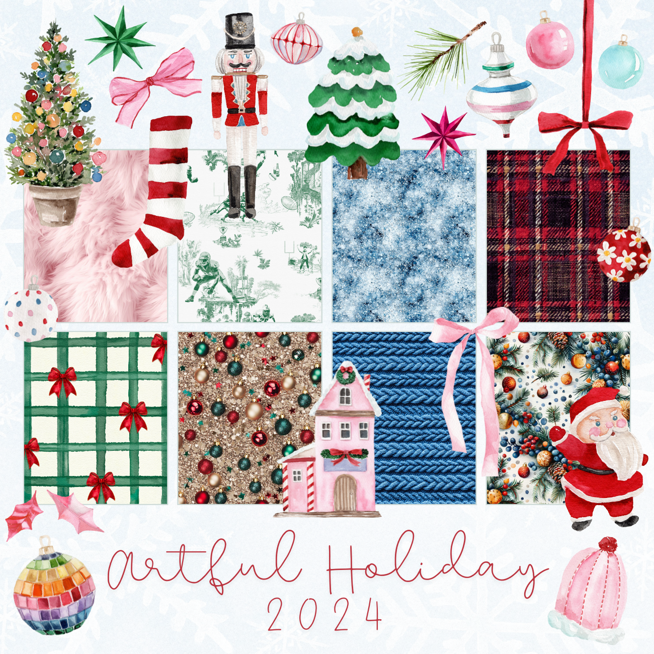 "Artful Holiday 2024" Cover and Sticker Pack – The Artful Agenda Store
