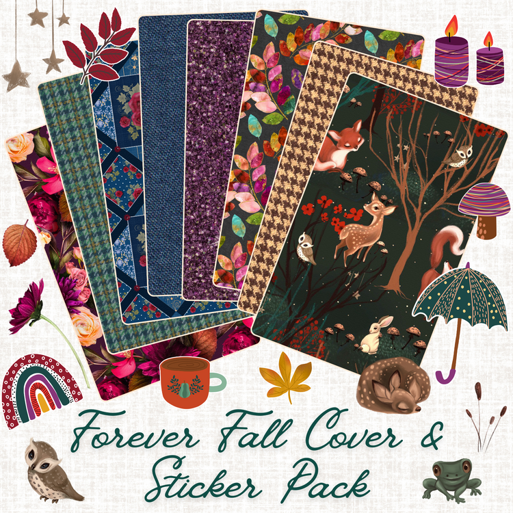 "Forever Fall" Cover & Sticker Pack – The Artful Agenda Store